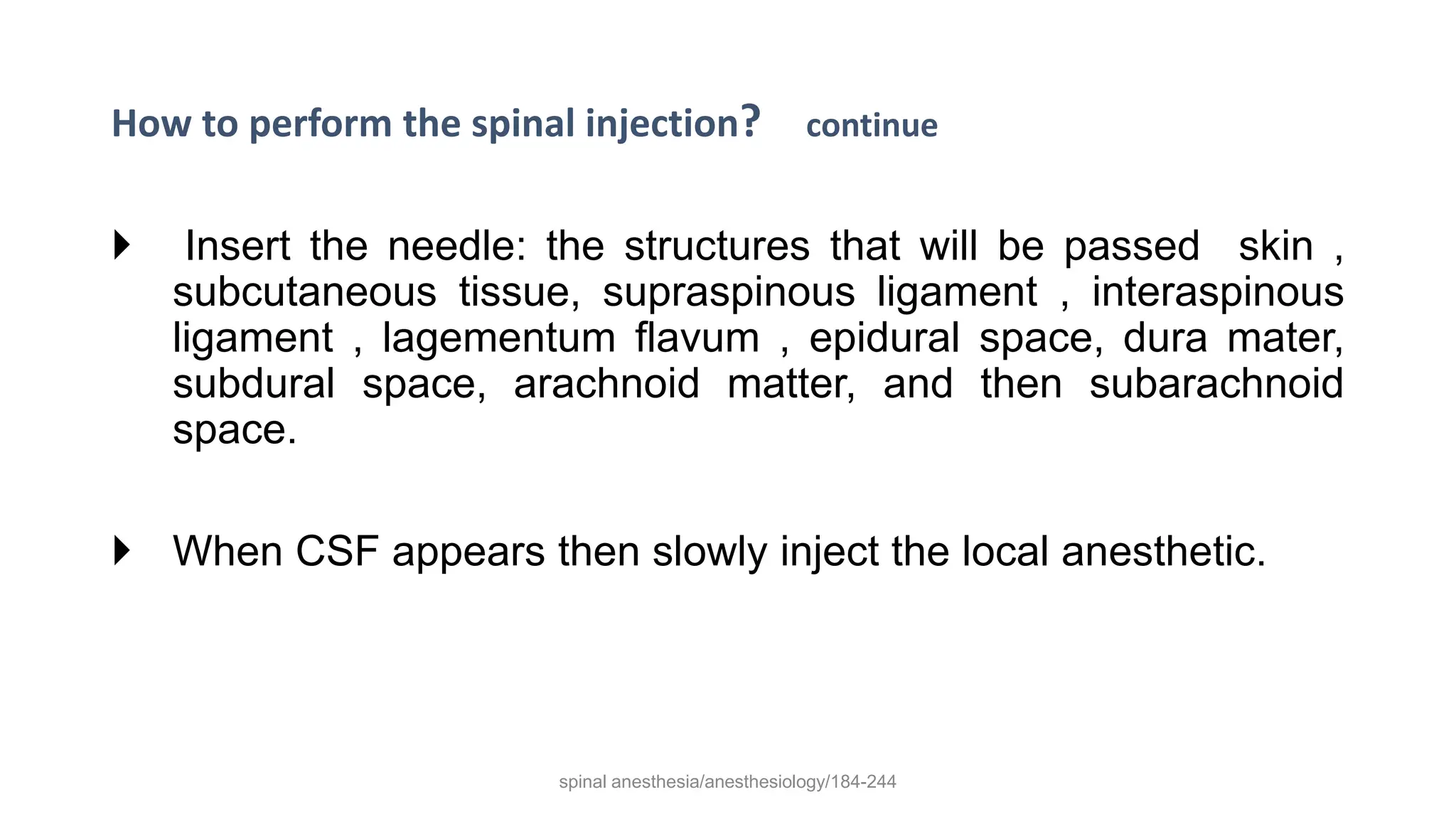 SPINAL ANAESTHESIA Anaesthesiology .pptx
