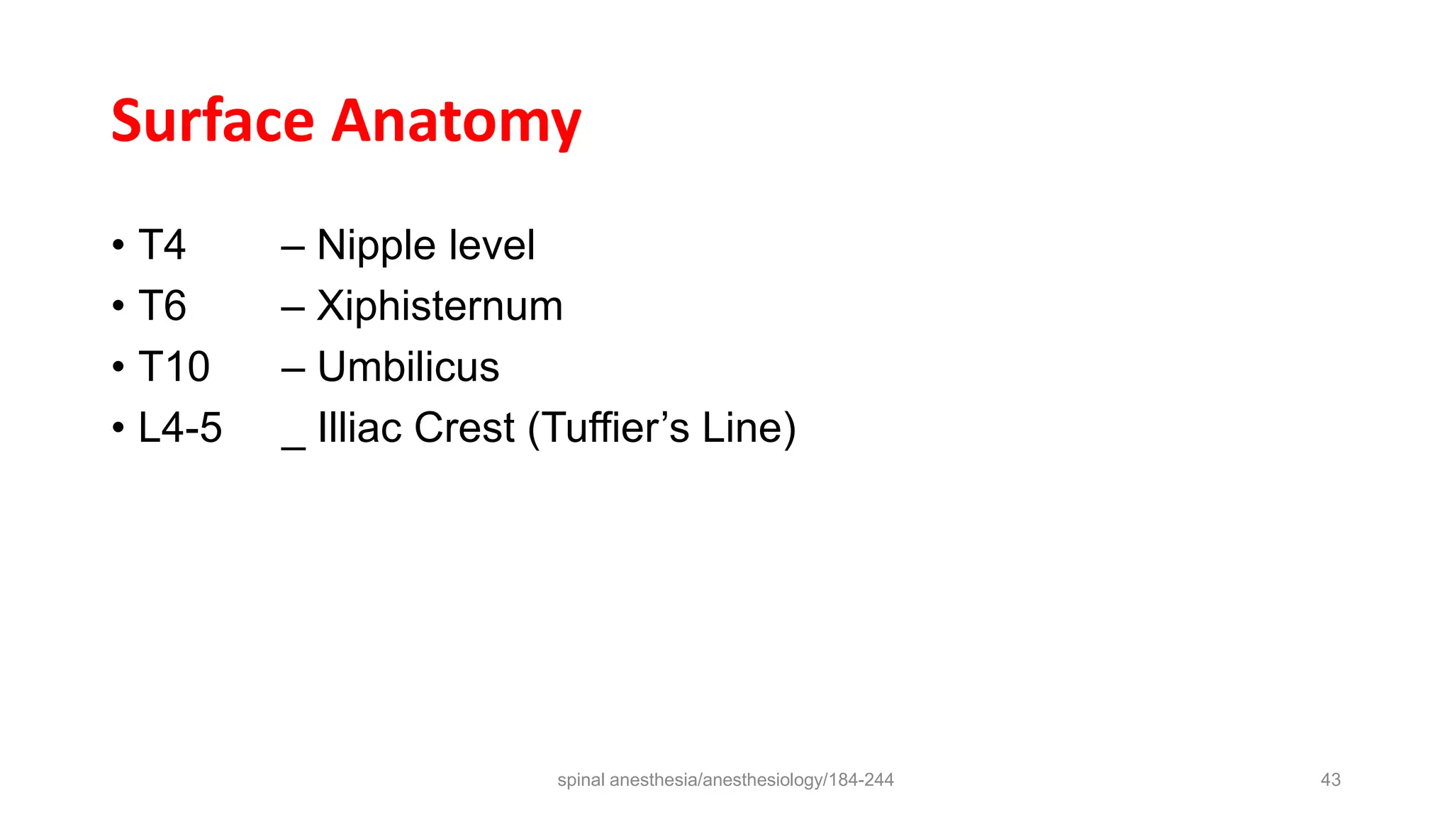 SPINAL ANAESTHESIA Anaesthesiology .pptx