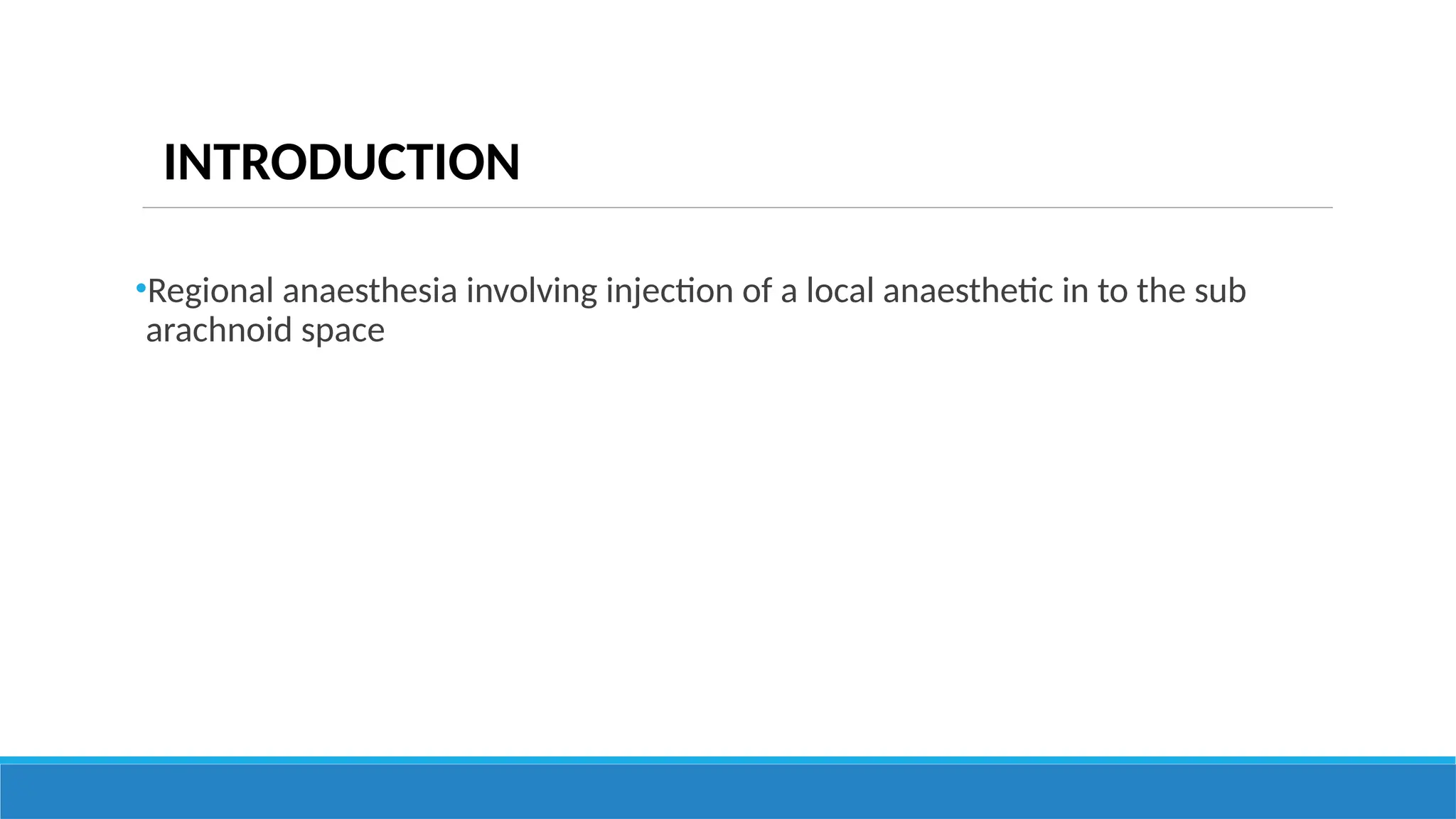 spinal anaesthesia.pptx positioning , indications , contraindications ...