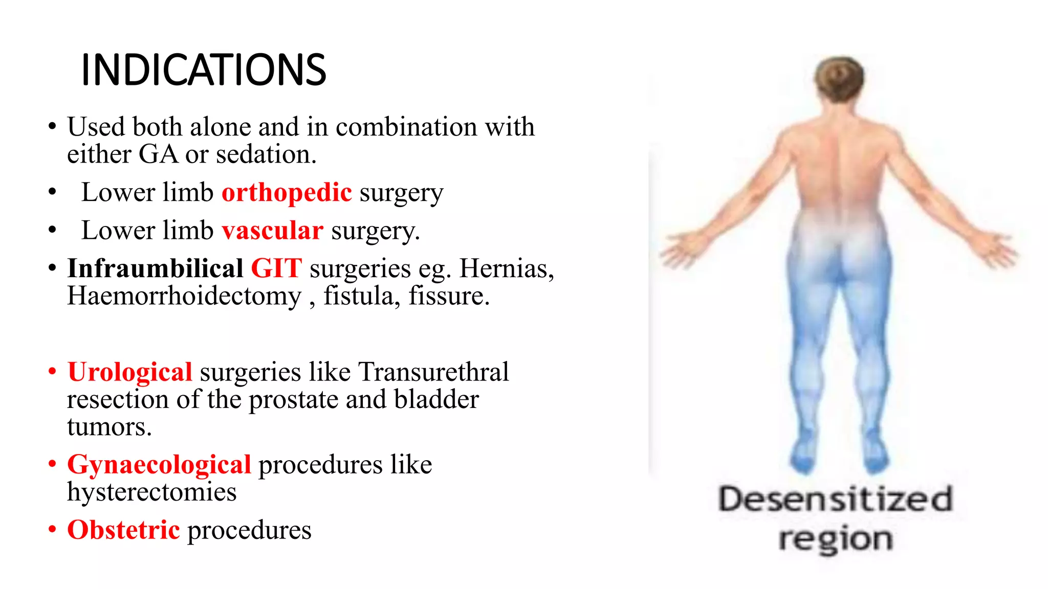 Spinal anaesthesia basics | PPTX