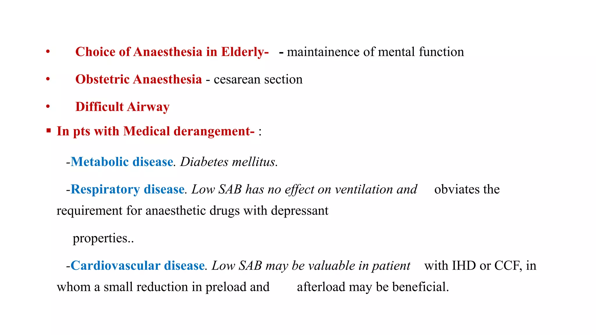 Spinal anaesthesia basics | PPTX