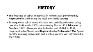 All about Spinal Anaesthesia (miller and Morgan).pptx