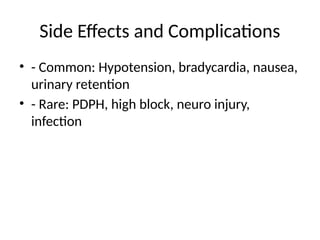 Spinal_Anaesthesia_Presentation and types | PPTX
