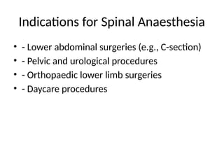 Spinal_Anaesthesia_Presentation and types | PPTX