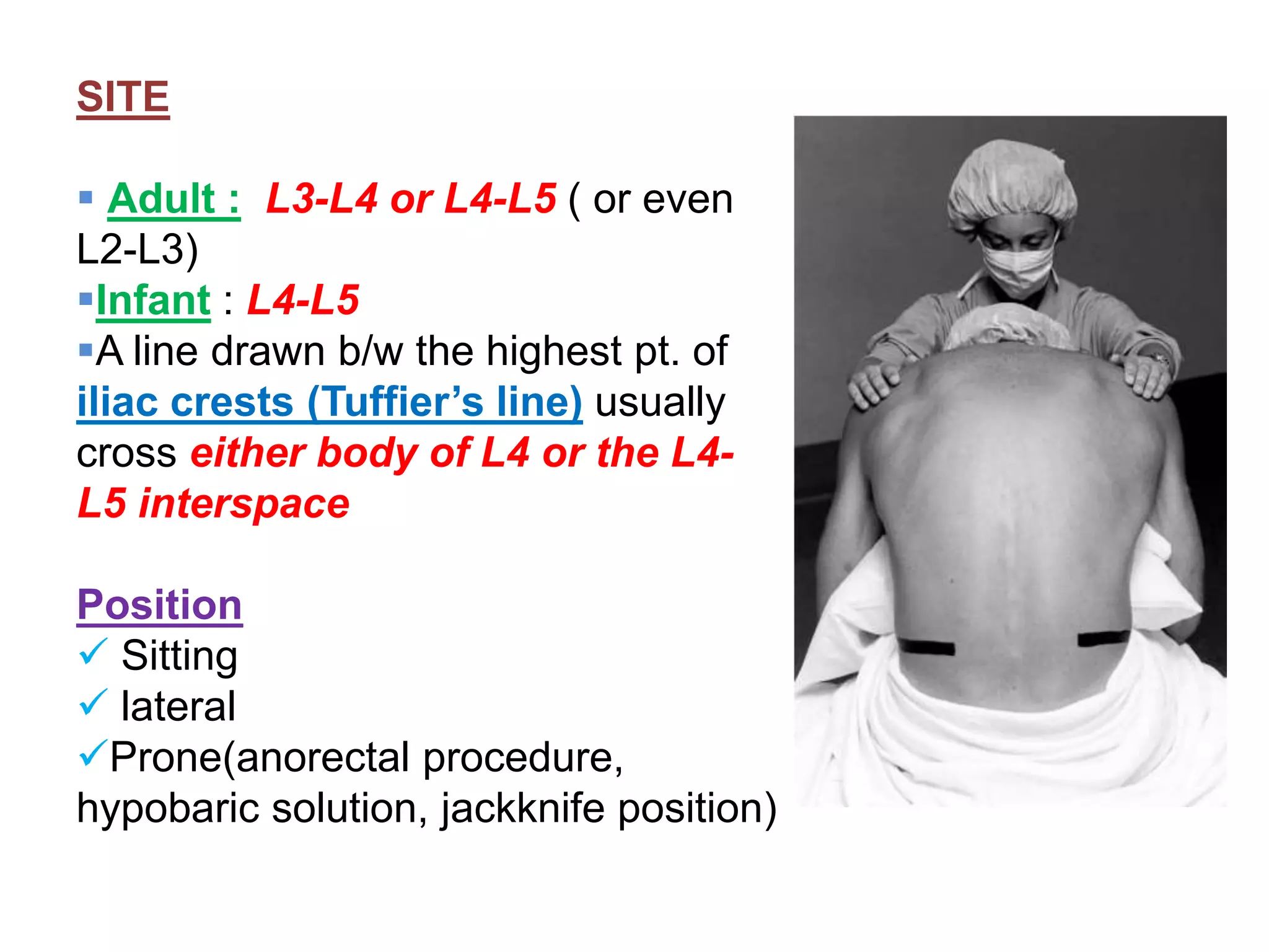 Spinal anaesthesia tushar.pptx | First Aid | Injuries