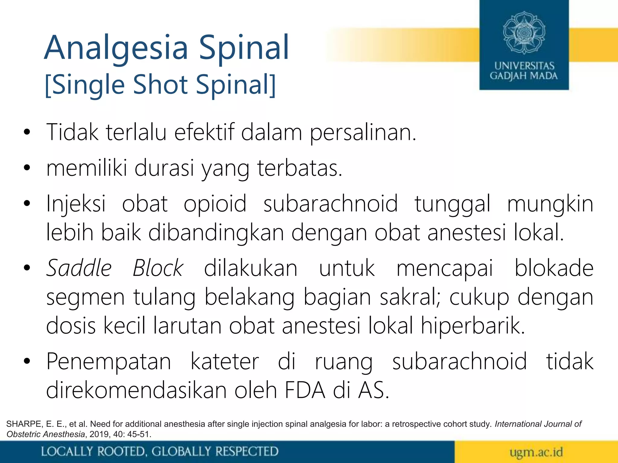 Spinal Analgesia Dr. SRI.pptx