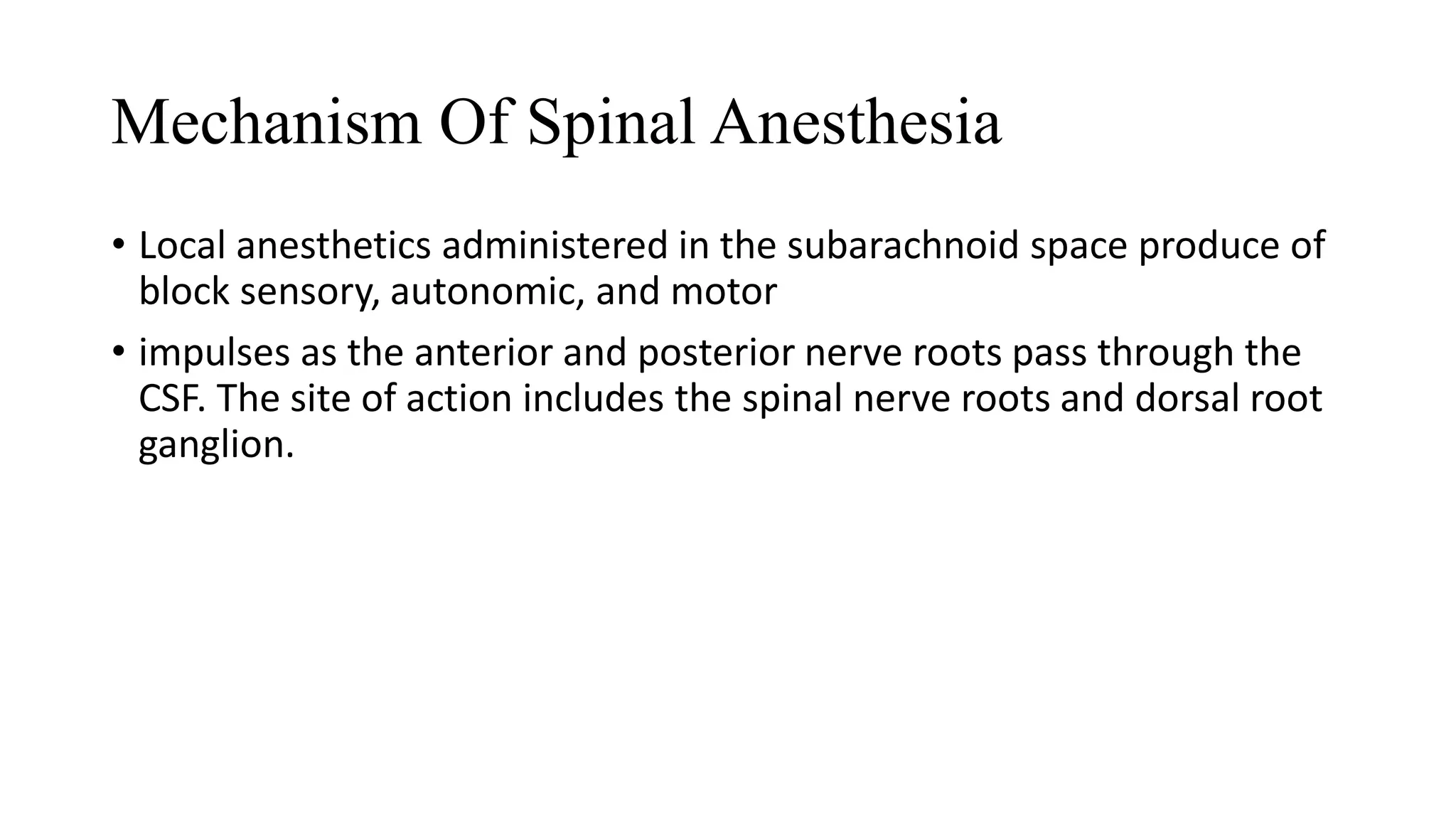 Spinal anatomy and anesthesia. | PDF