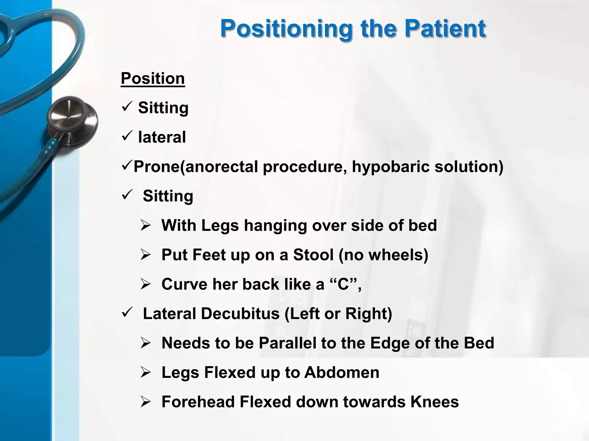 SPINAL AND EPIDURAL ANESTHEISA by Dr.Sravani Vishnubhatla | PPTX