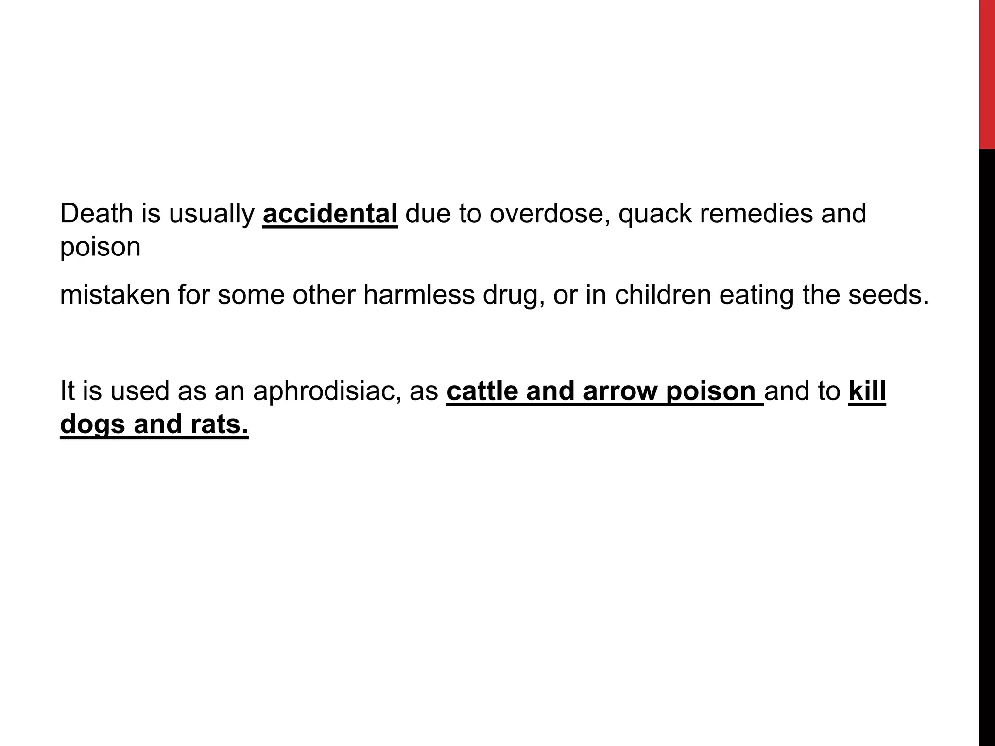 Spinal and peripheral nerve poisons quick review | PPTX