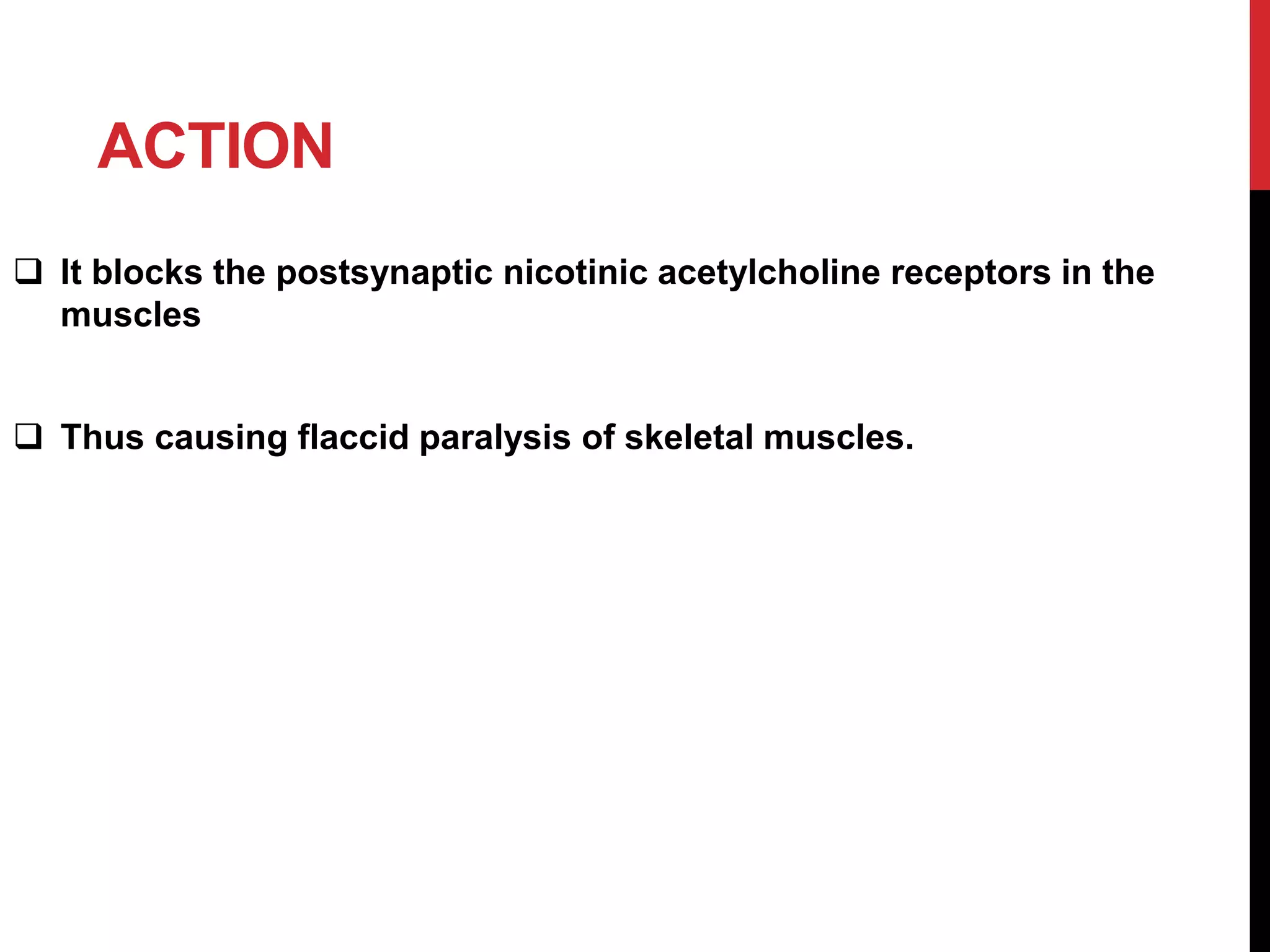 Spinal and peripheral nerve poisons quick review | PPTX
