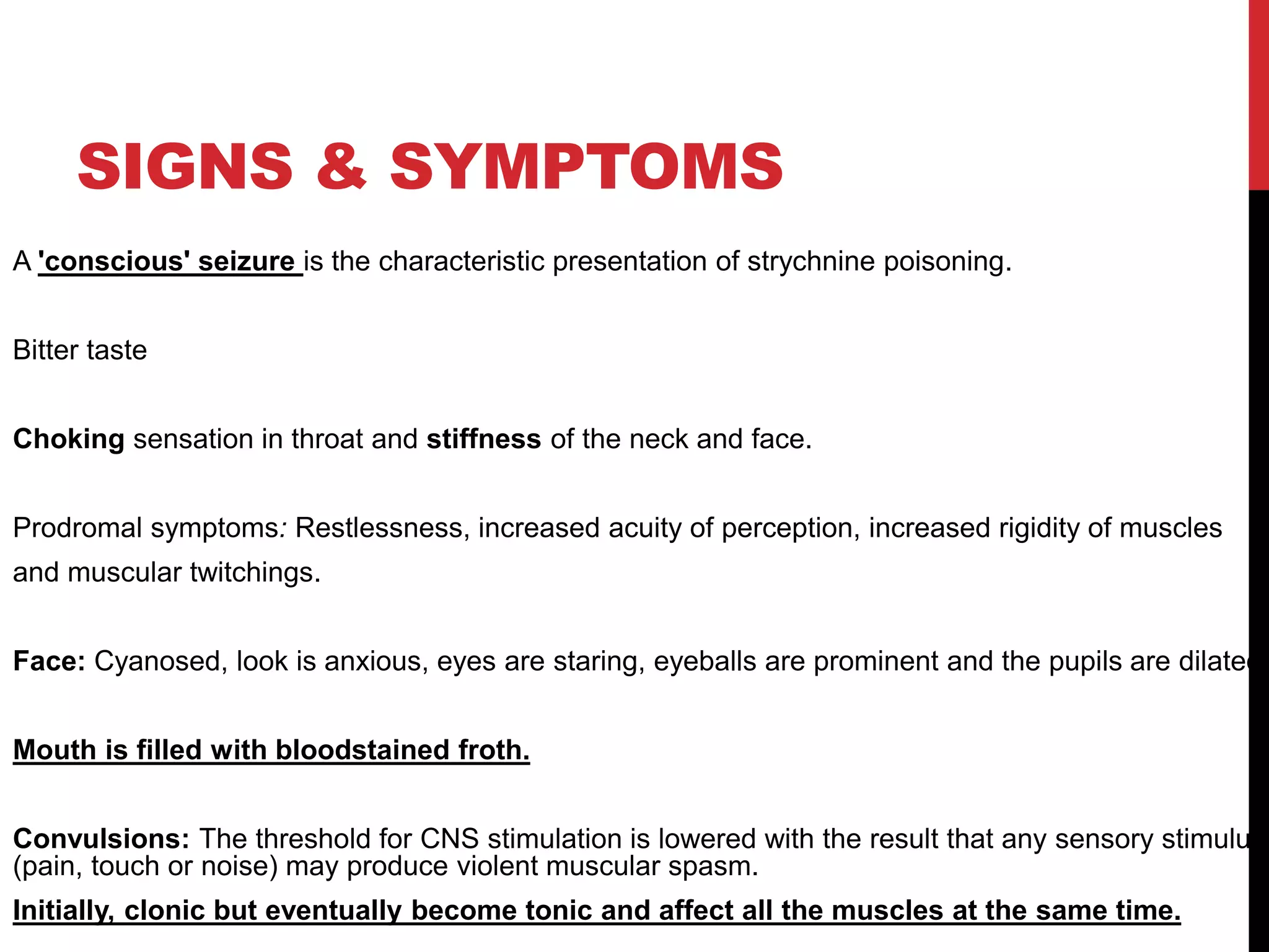 Spinal and peripheral nerve poisons quick review | PPTX