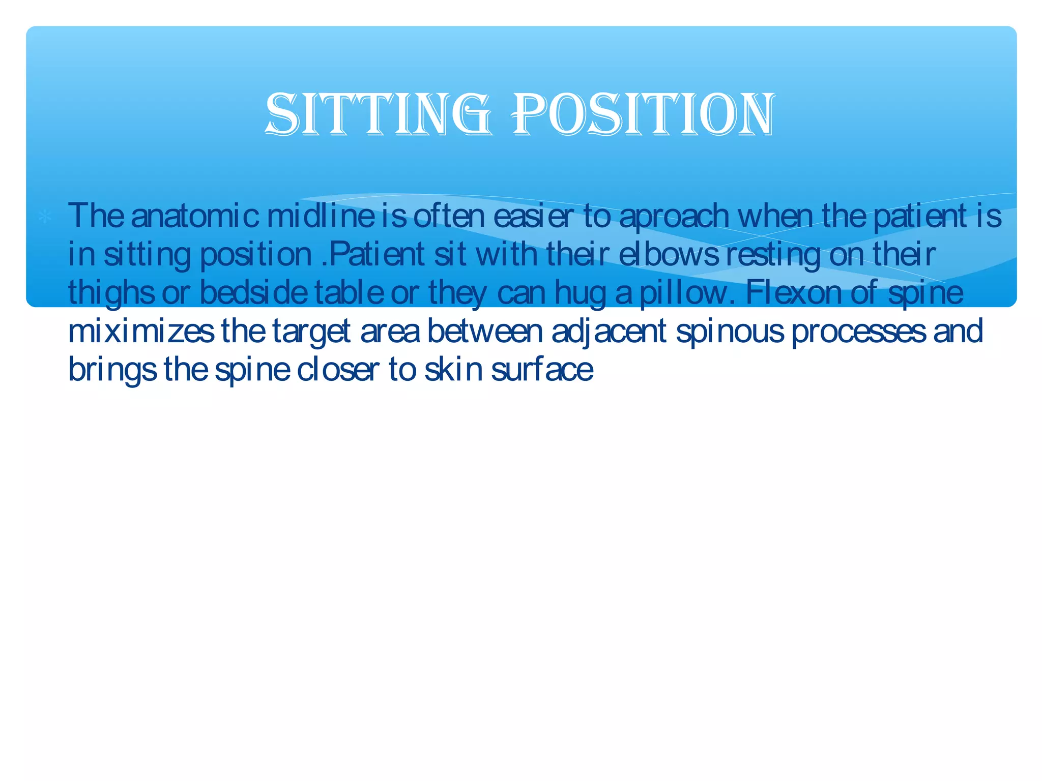 Spinal anesthesia | PPT