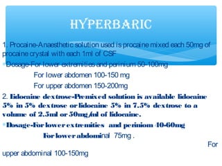 Spinal anesthesia | PPT