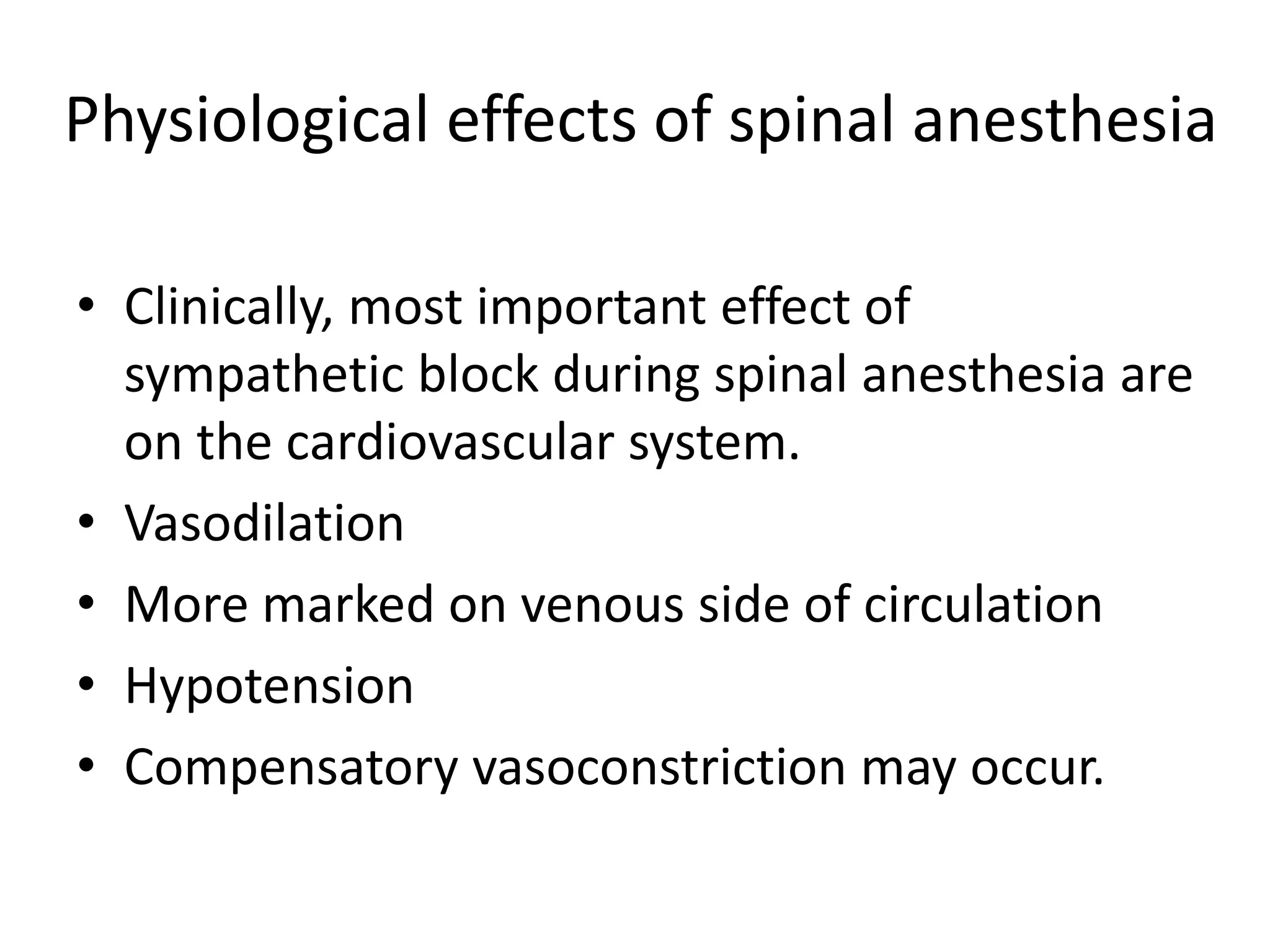Spinal Anesthesia Pptx