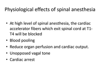 Spinal anesthesia | PPTX