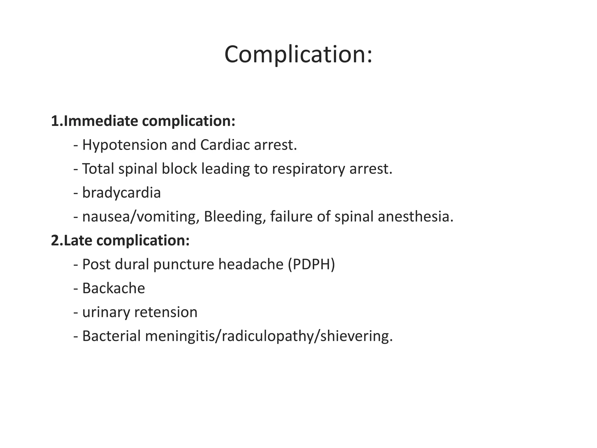 Spinal anesthesia | PPTX