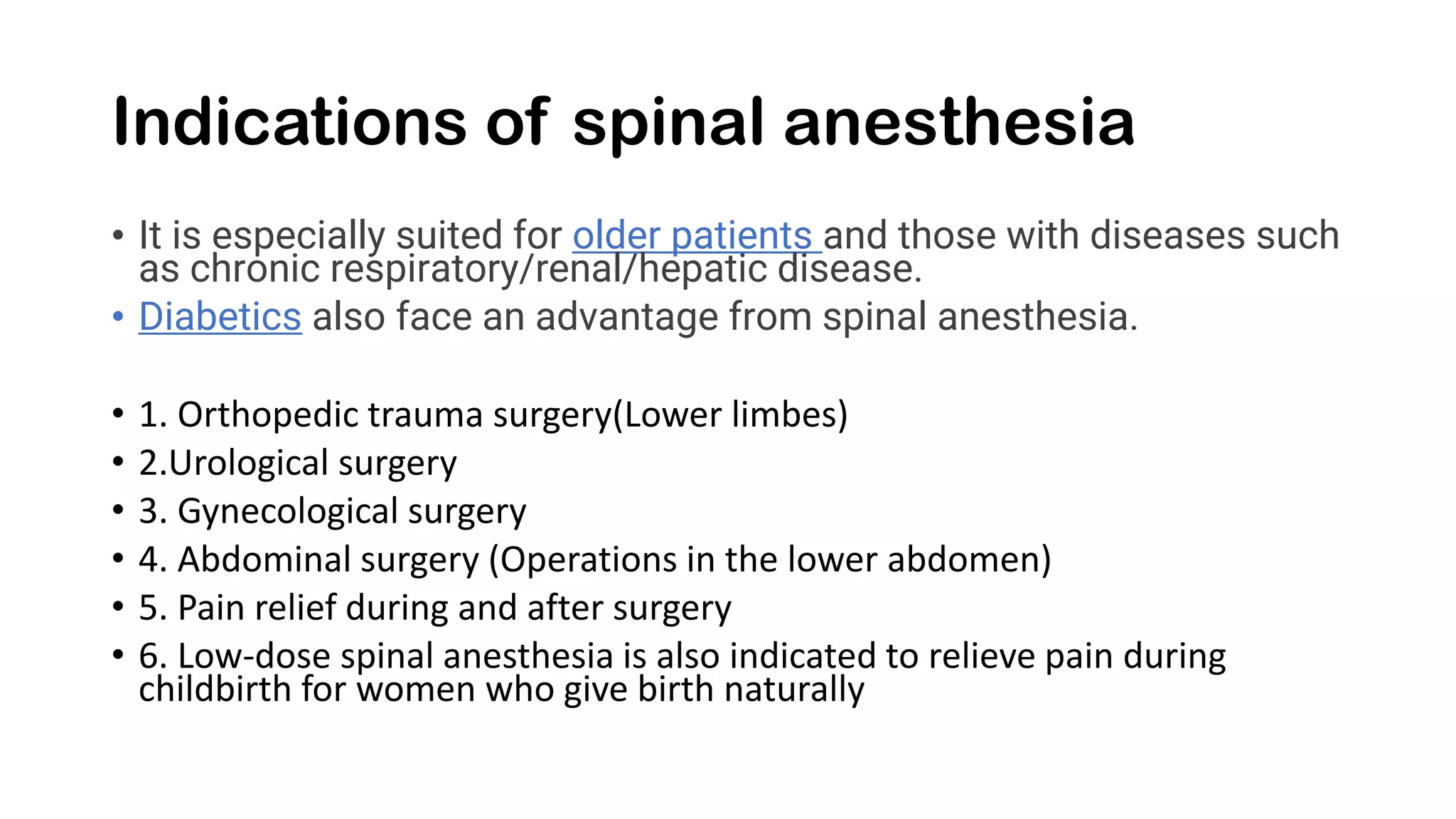 spinal anesthesia | PPT