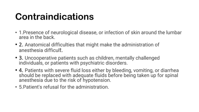 spinal anesthesia | PPT