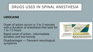 SPINAL ANESTHESIA by DR NIKHIL VORUGANTI | PPTX