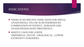 Spinal anesthesia complete theory and practical points .pptx