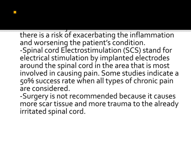 Spinal arachnoiditis | PPTX | Brain and Nervous System Disorders ...