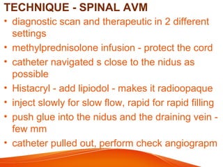 Spinal arteriovenous malformations | PPT