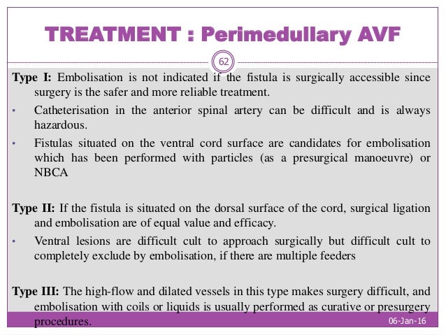 SPINAL CORD ARTERIOVENOUS MALFORMATIONS