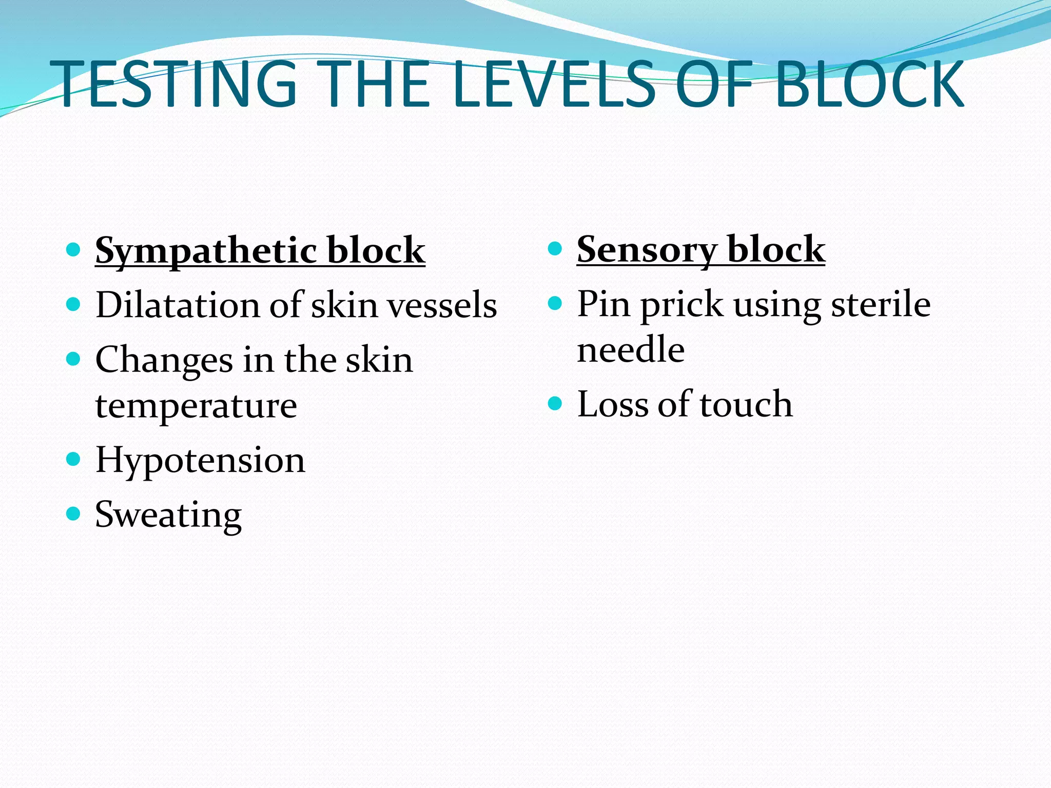Spinal block | PPTX | First Aid | Injuries