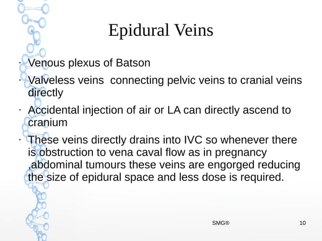 Central Neuroxial blockage ( Spinal and Epidural block ) By Dr Sachin ...
