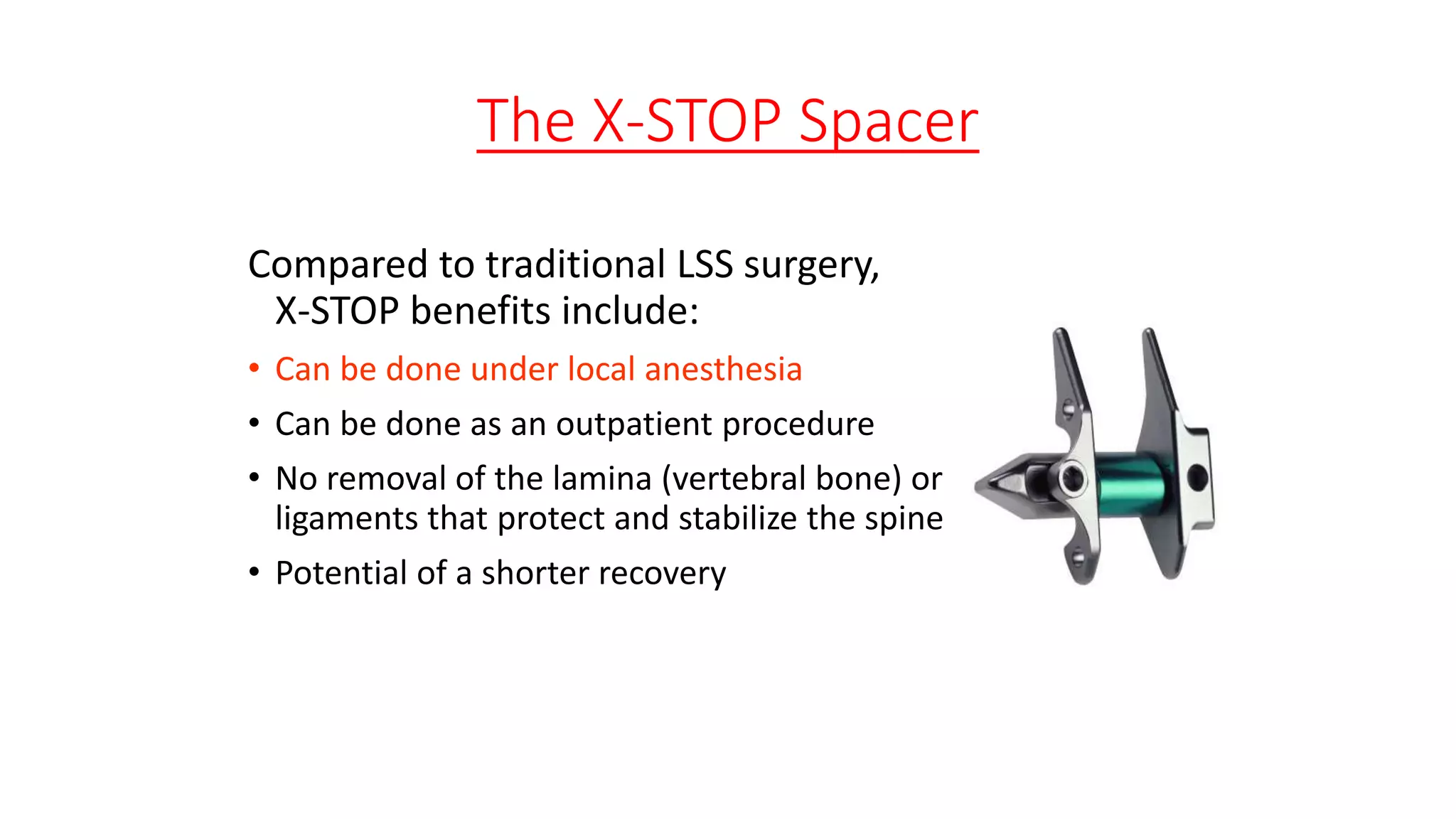 Spinal canal stenosis | PPTX