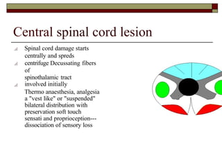 spinal chord, Complete spinal cord transection | PPTX