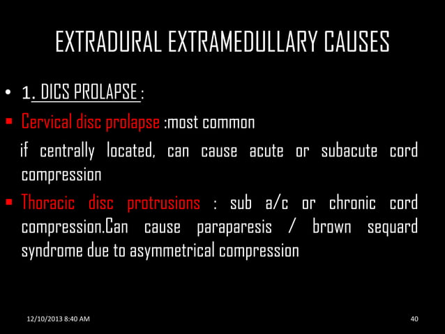 Spinal cord& its lesions,compressive myelopathy | PPT