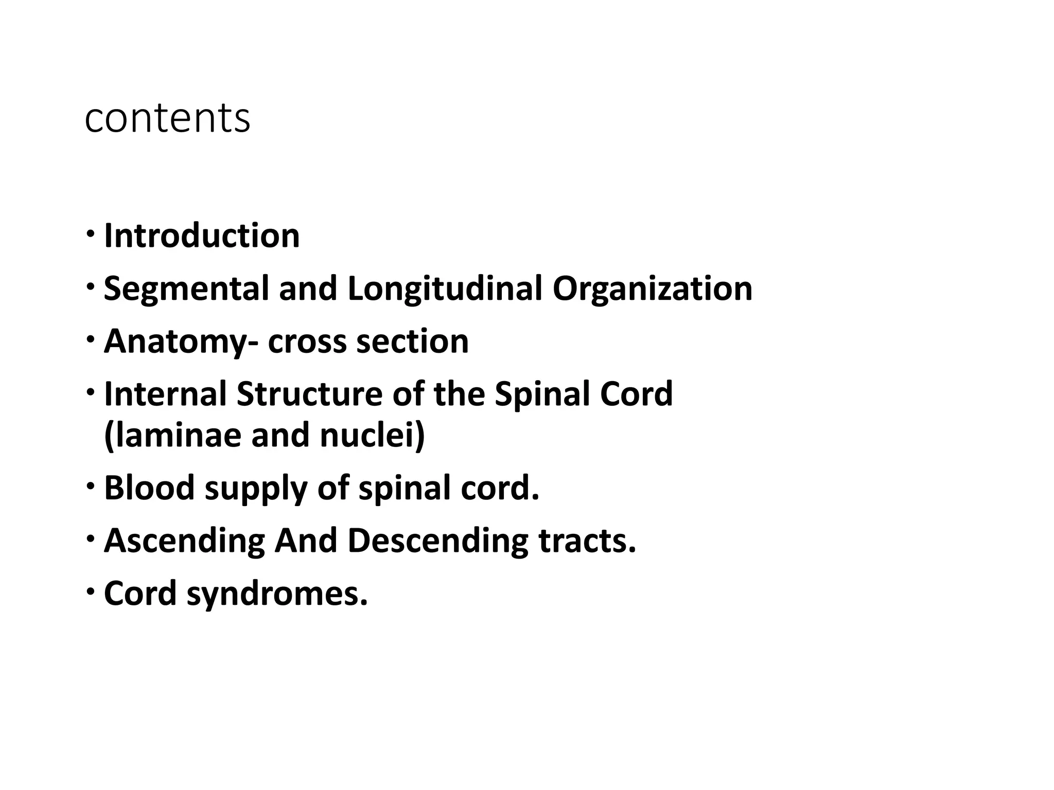 Spinal cord | PPTX