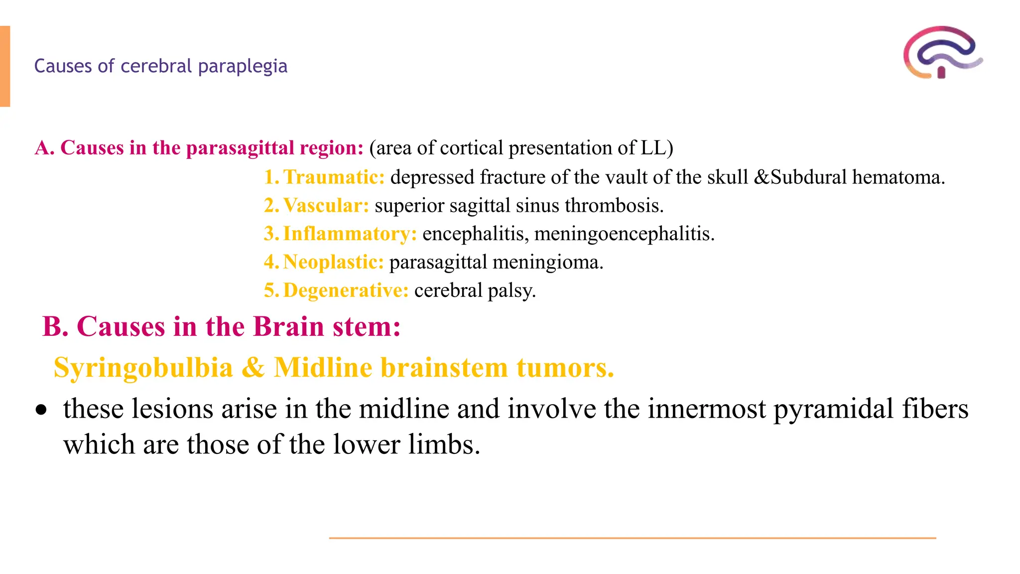 spinal cord disorders and paraplegia . | PPTX