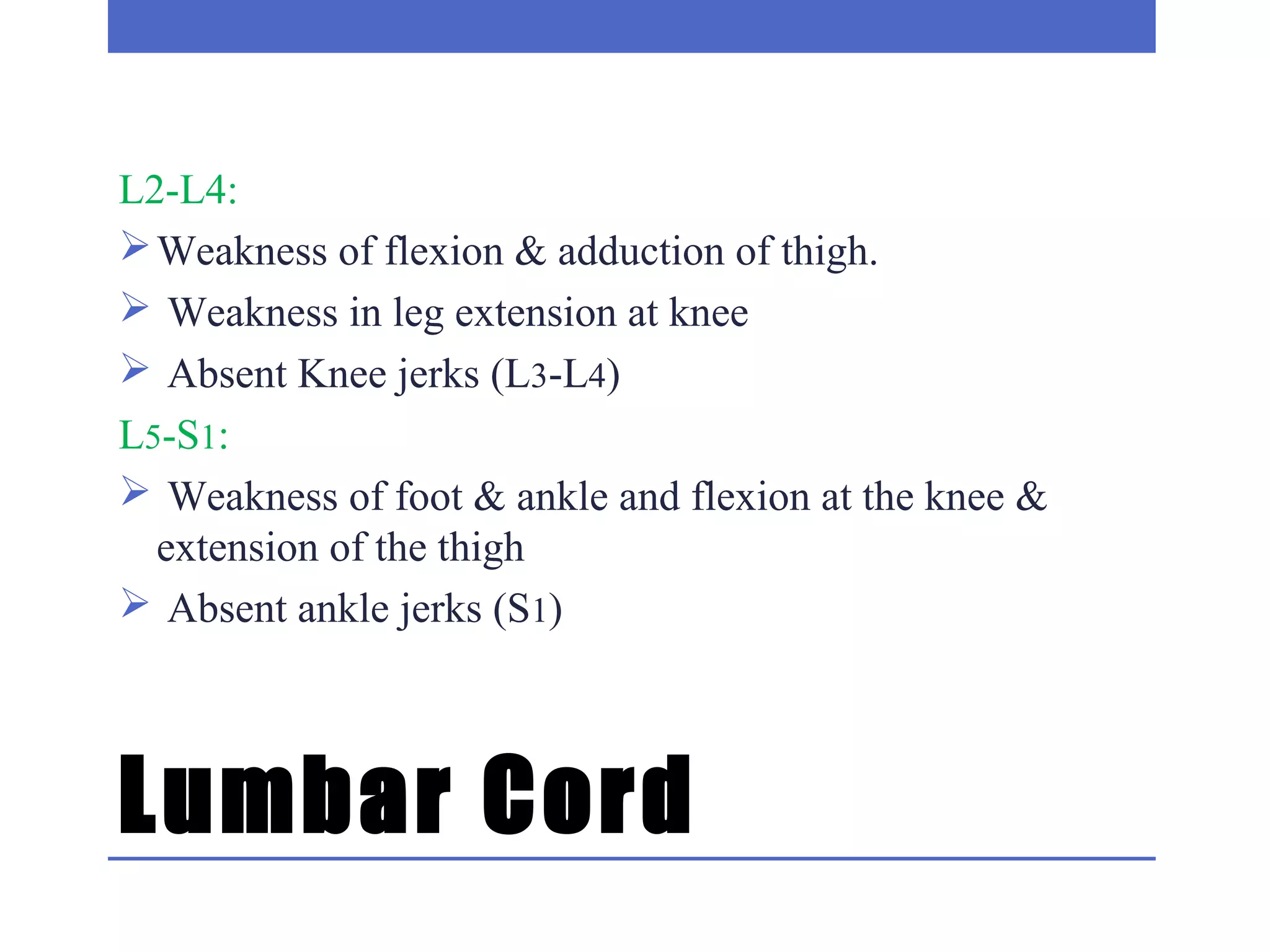 Diseases of Spinal Cord | PPT