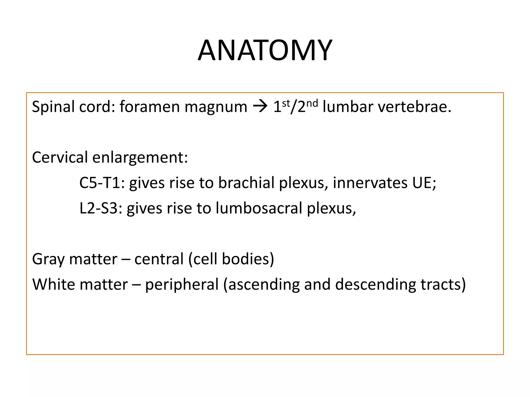 Spinal cord disorders | PPTX