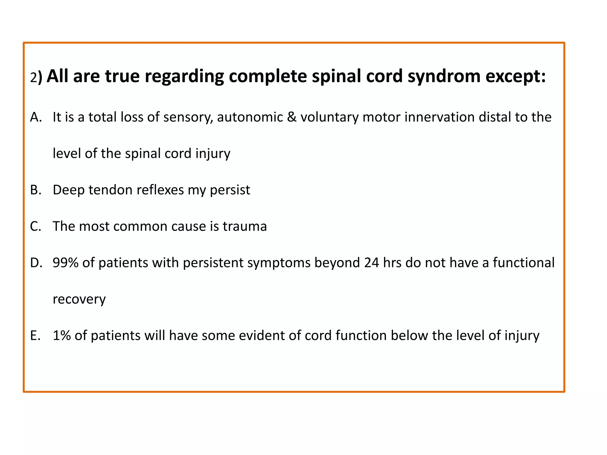 Spinal cord disorders | PPTX