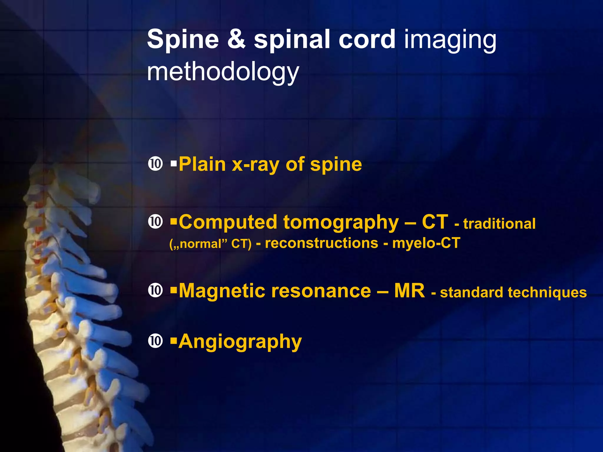 Spinal cord disorders | PPTX