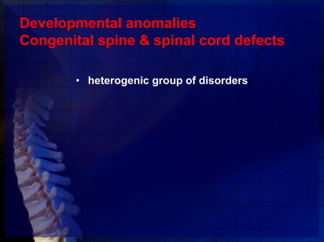 Spinal cord disorders | PPTX