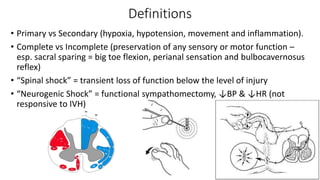 Sacral Sparing
