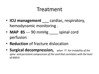 Spinal cord injuries | PPTX