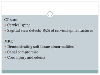 Spinal cord injuries.. | PPT
