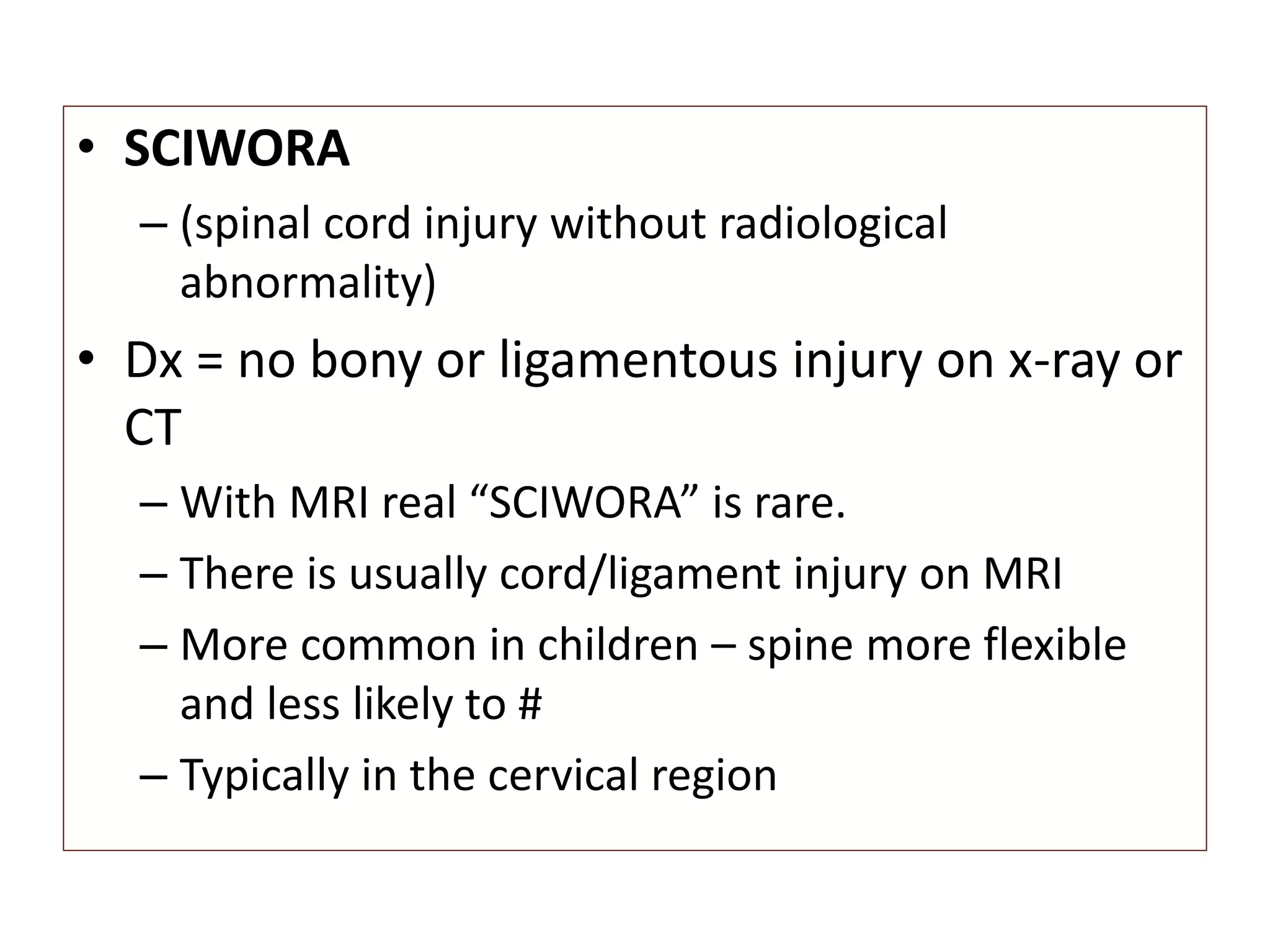 Spinal cord injuries | PPTX