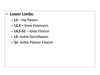 Spinal cord injuries | PPTX