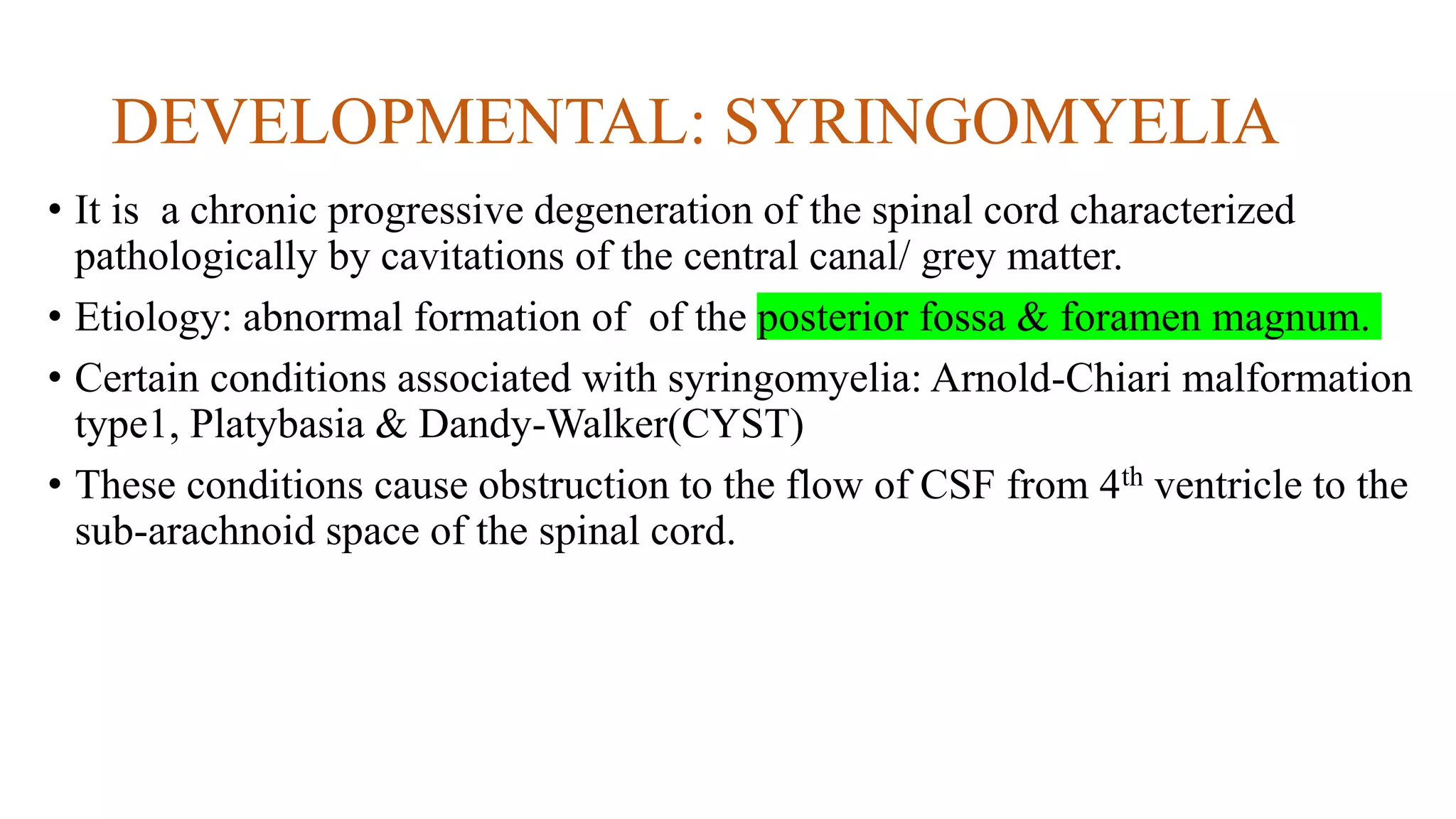 Non Traumatic Spinal cord injuries | PPTX
