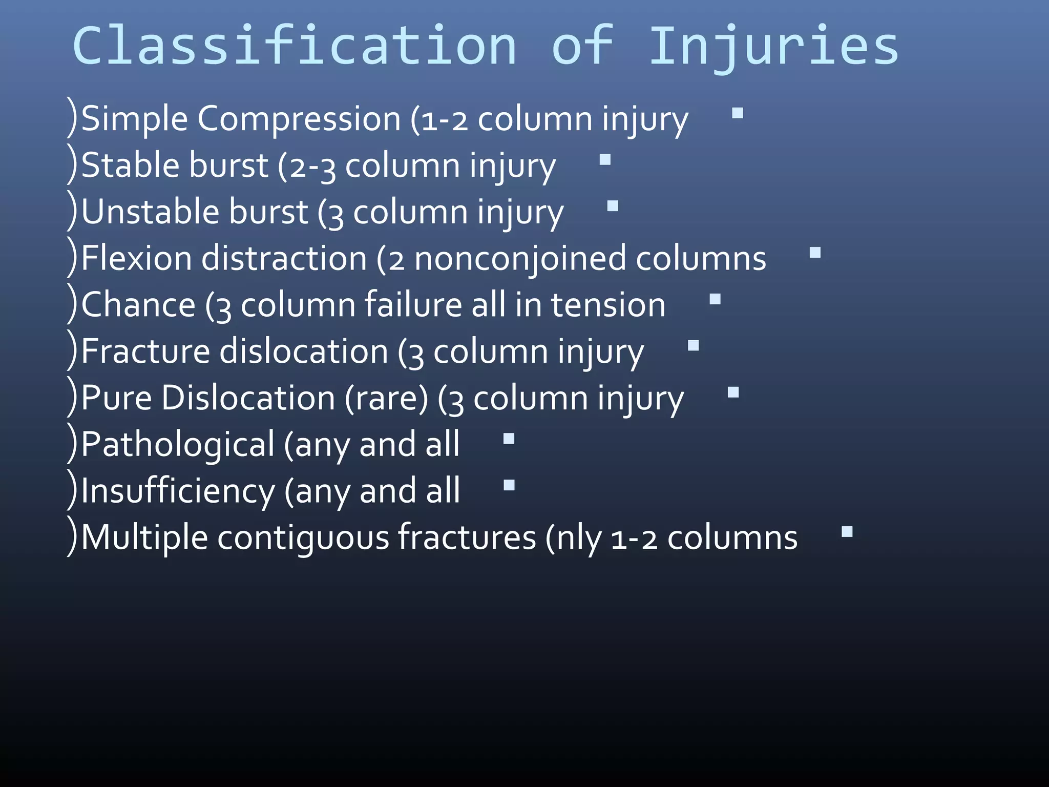 Spinal cord injuries spinalfractures thoracolumbar fracture | PPT