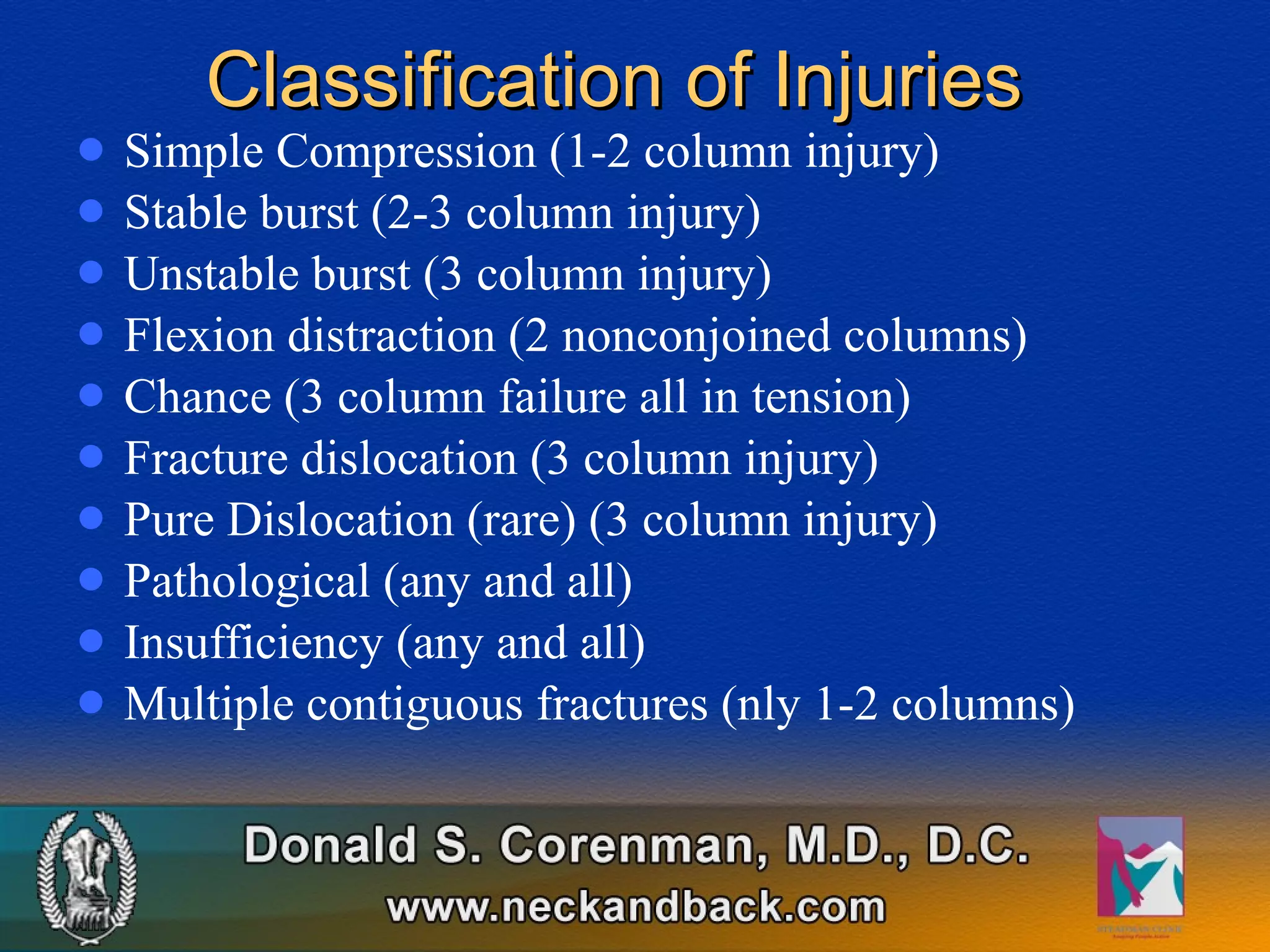 Spinal cord injuries | spine fracture | thoracolumbar fracture ...