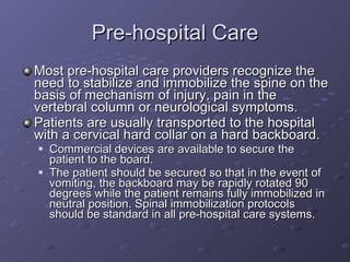 Spinal cord injury | PPT