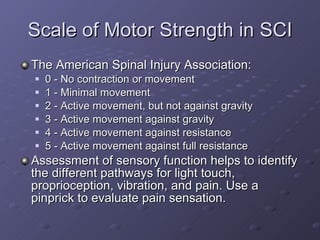 Spinal cord injury | PPT