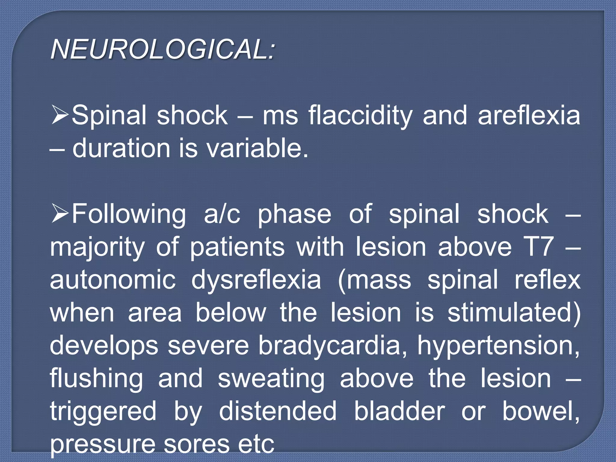 Spinal cord injury | PPTX